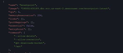 Possible Bug In Cloudformation An Entrypoint Is Being Added To A Task