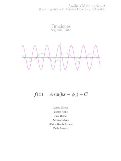 Funciones Segunda Parte Pdf Sistema De Coordenadas Cartesianas