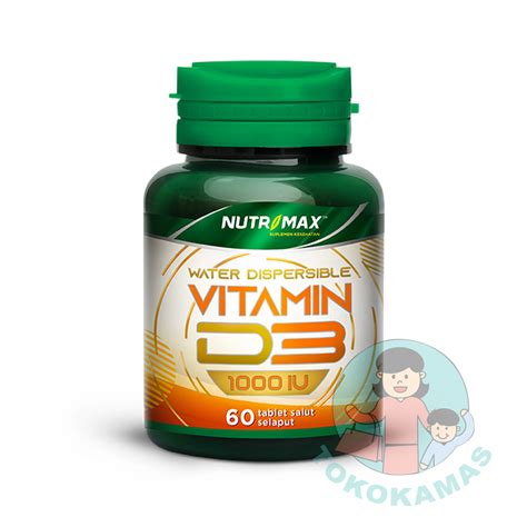 Jual Nutrimax Vit D3 1000 Iu 60 Tablet Memenuhi Kebutuhan Vitamin D