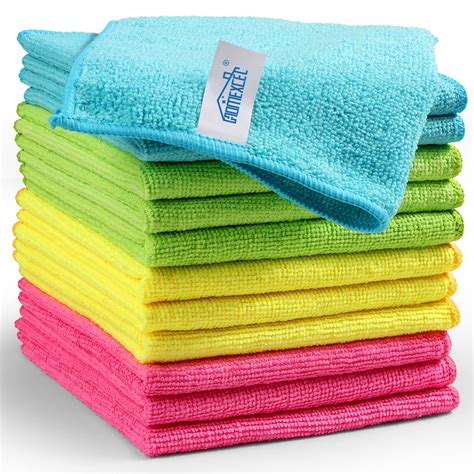 Buy Homexcel Microfiber Cleaning Cloth12 Pack Cleaning Ragcleaning Towels With 4 Color