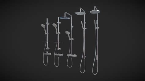 Shower Systems Gustavsberg Set 110 Buy Royalty Free 3d Model By Madmix 5ab150a Sketchfab Store