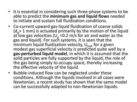 Three Phase Fluidization Ppt