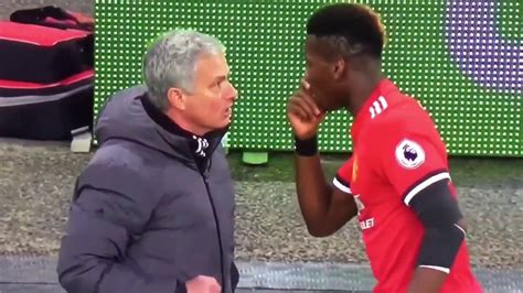 Jose Mourinho Vs Paul Pogba Youtube