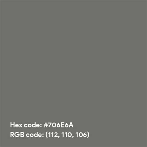 Asphalt Color Hex Code Is 706e6a