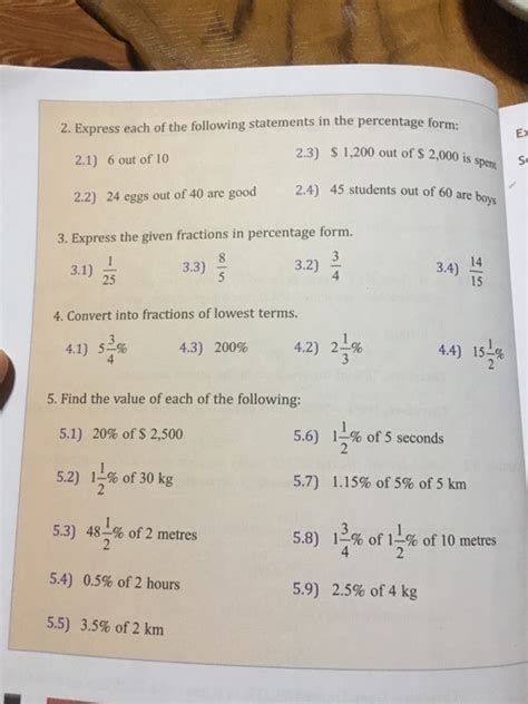 Solved Express Each Of The Following Statements In The