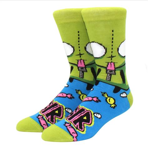 Invader Zim Gir Crew Socks — Little Sock Store