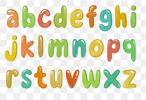 Gambar Alfabet Lucu Png Vektor Psd Dan Clipart Dengan Background