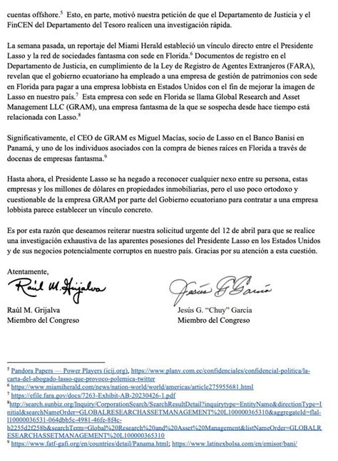 Zoom Ec On Twitter Urgente ¡piden Se Investigue Al Nefasto Lasso