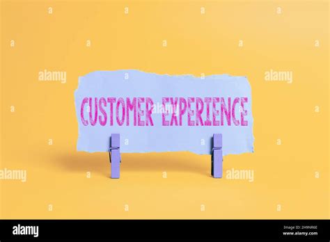 Conceptual Caption Customer Experience Business Concept Product Of
