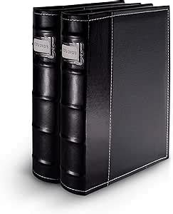 Bellagio Italia Black Dvd Storage Binder Set Stores Up To