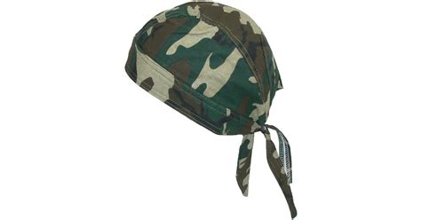 Ctm Cotton Camo Do Rag Cap With Premium Lining In Green For Men Lyst