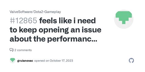 Feels Like I Need To Keep Opneing An Issue About The Performance