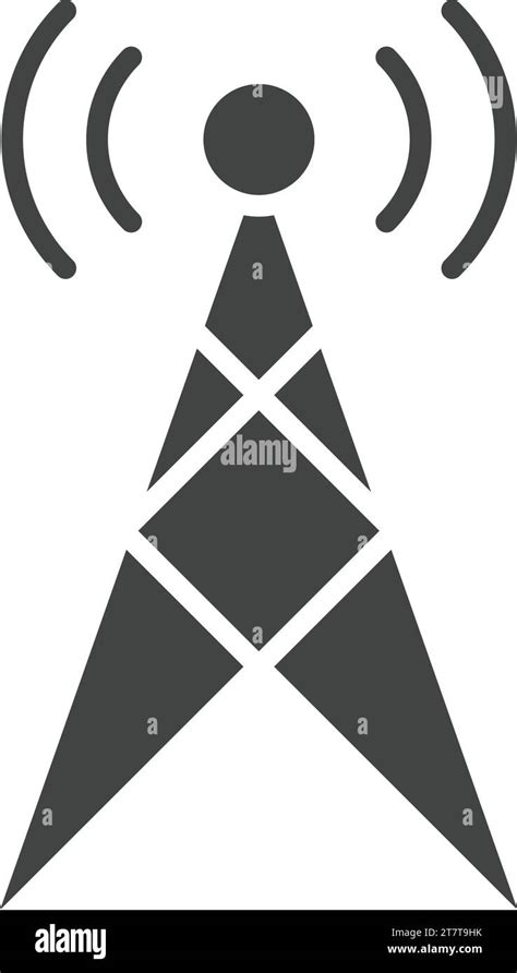 Signals Tower Icon Vector Image Stock Vector Image And Art Alamy