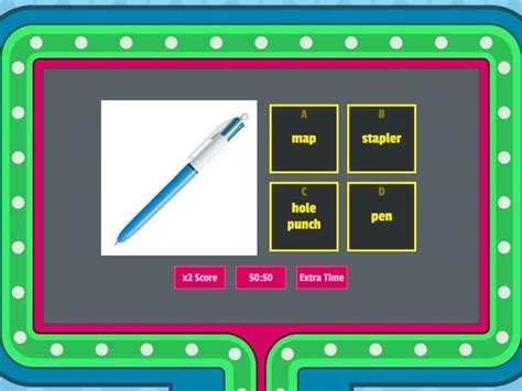 School Things Game Show Gameshow Quiz