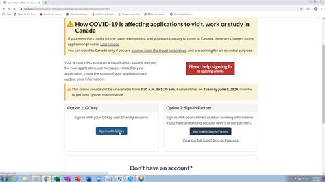 How To Create An Ircc Account Youtube