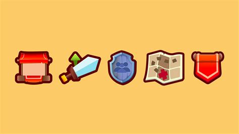 Game Ui Assets Design On Behance