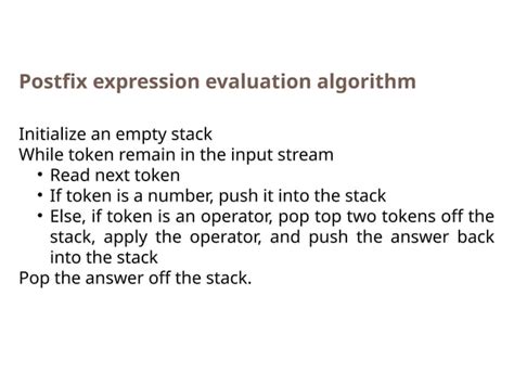 Data Structures Infix Prefix And Postfix Notationspptx