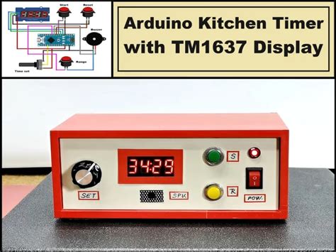 simple and versatile arduino kitchen timer with tm1637 display