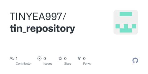 Github Tinyea997tinrepository