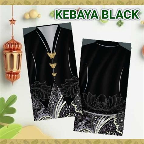 Sampul Duit Raya Eksklusif 2023 Tema Kebaya Black 4 Pack X 10 Pcs 40