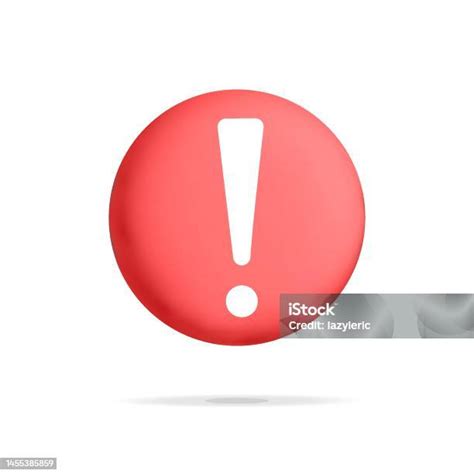 3d 벡터 현실적인 렌더링 빨간색 위험 원 경고 경고 디자인 아이콘 구급차에 대한 스톡 벡터 아트 및 기타 이미지 구급차 3차원 형태 Brand Name Online