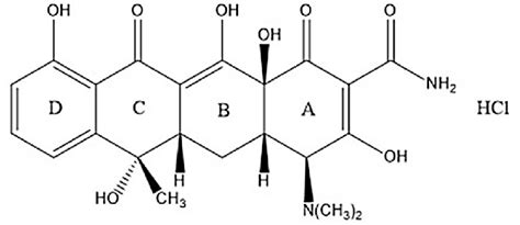 The Chemical Structure Of Tetracycline Hydrochloride Tc Download Scientific Diagram