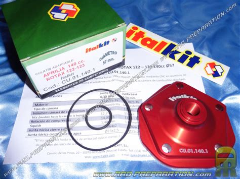 Culata De Competicion ITALKIT Para Cilindro ITALKIT Cc De ROTAX Y