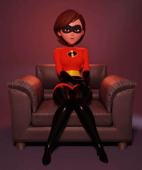 Download Elastigirl Seated Pose Wallpaper