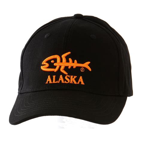 Screamer Ball Cap Black Orange Alaska Screamer Gear