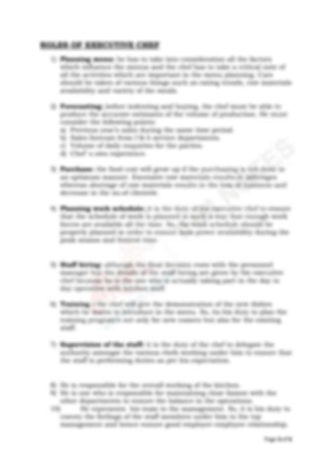 SOLUTION Ihm 1st Sem Notes Food Production Unit 3 Hierarchy Area Of