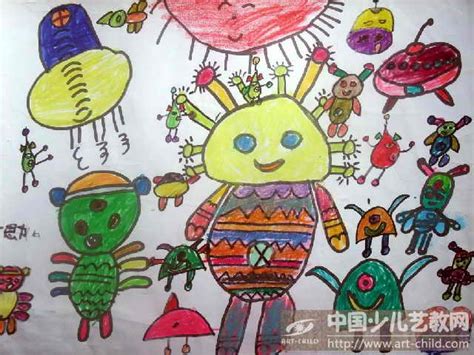 外星人儿童画 幼儿园 伤感说说吧