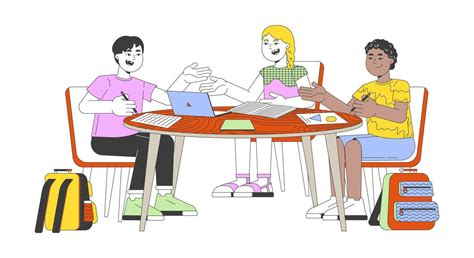 School Cartoons In Color
