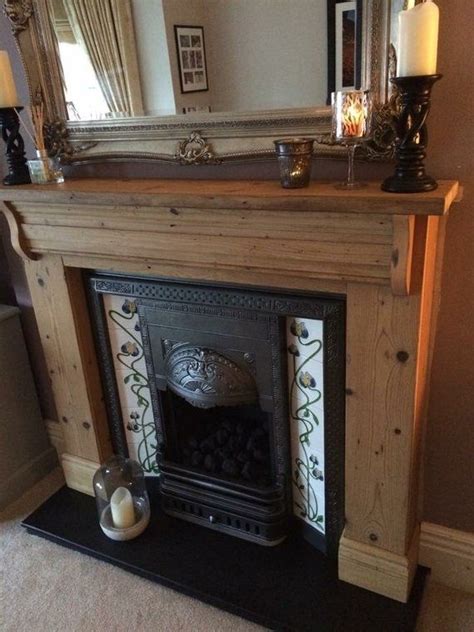 Bespoke Hand Made Reclaimed Wood Fireplace Surround Fire Etsy Wood