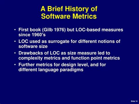 Ppt Software Metrics Powerpoint Presentation Free Download Id 5082334