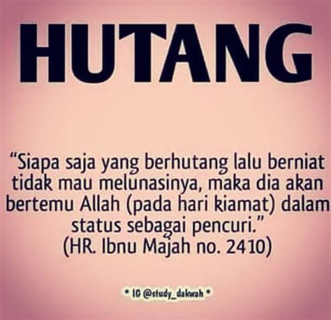 Jangan Berhutang
