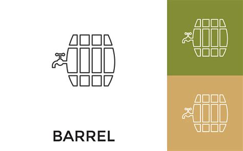 제목으로 편집 가능한 배럴 씬 라인 아이콘입니다 모바일 응용 프로그램 웹 사이트 소프트웨어 및 인쇄 미디어에 유용합니다 0명에