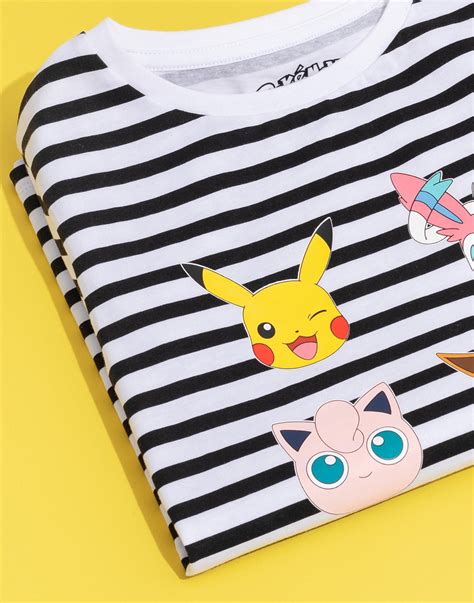 Pokemon T Shirt For Girls Striped9 10 Years Pokemon T Pokemon