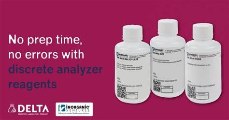 Delta Scientific On Linkedin Discrete Analyzer Reagents By Inorganic