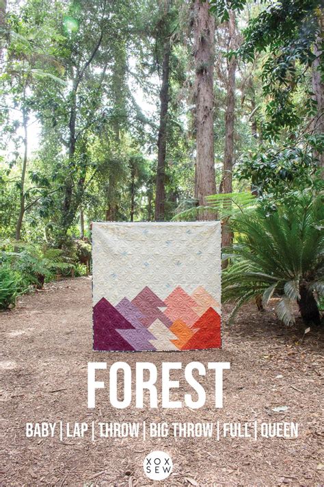 Forest Quilt Pattern — Xoxsew