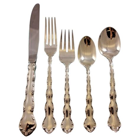 Tara By Reed And Barton Sterling Silver Flatware Set For 8 Service 56