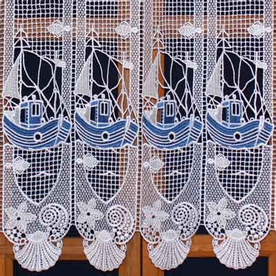 Macrame Lace Cafe Curtains