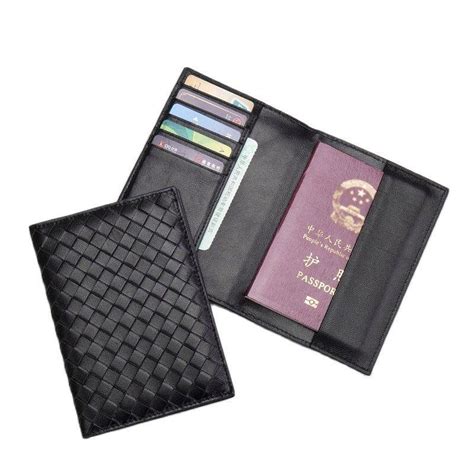 Luxury Designer Lambskin Passport And Vaccine Holder With Genuine Sheep