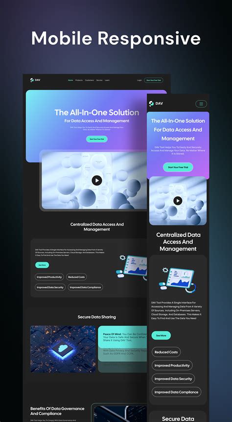 Saas Landing Page Behance