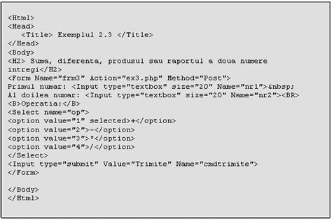 Instructiuni PHP