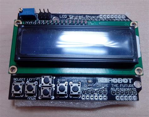 Arduino Shield Lcd1602 и кнопки