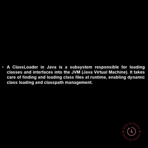 What Is A Classloader Interview Java Javainterviewquestions