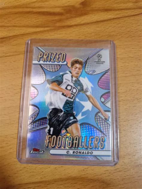 Topps Finest Champions League Prized Footballers Cristiano Ronaldo