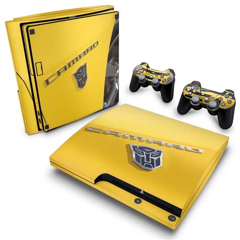 Skin Ps3 Slim Adesivo Transformers Camaro Shopee Brasil