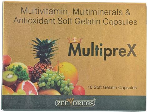 Multiprex Multivitamin Multiminerals And Antioxidant Cap Box