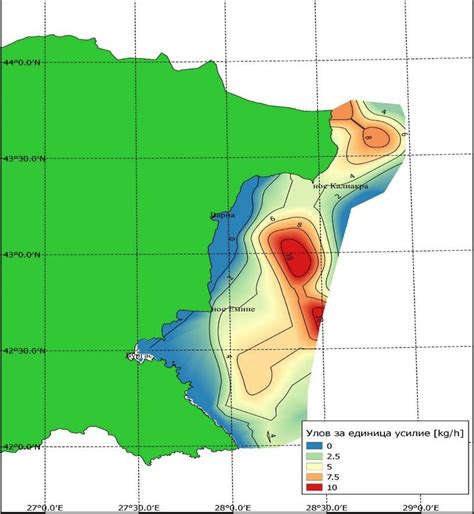 Distribution Of Catch Per Unit Effort Cpue Download Scientific Diagram